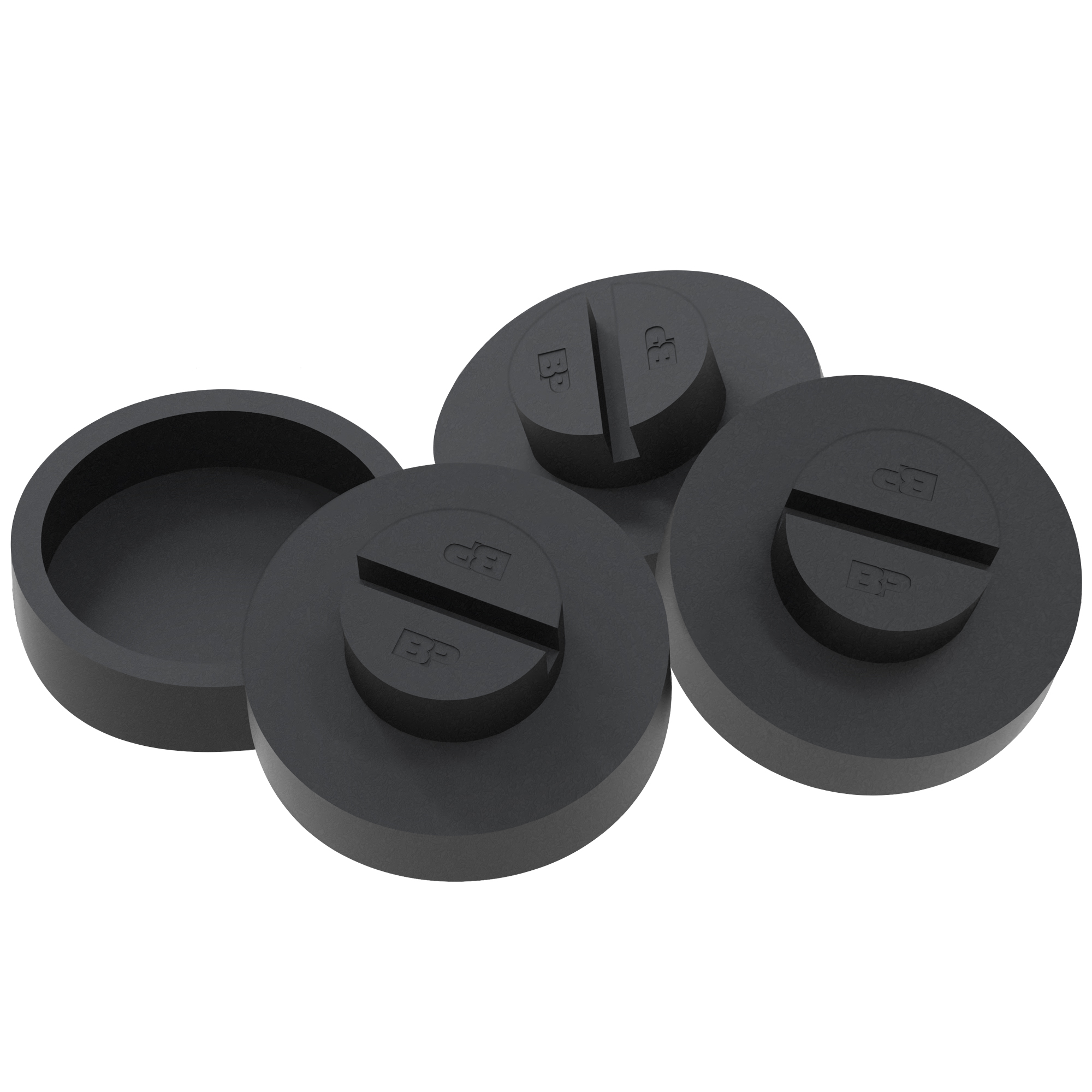 2-Post Slipover Pads Round Puck (4-Pack) Pinch-Weld Jack Points | QuickJack