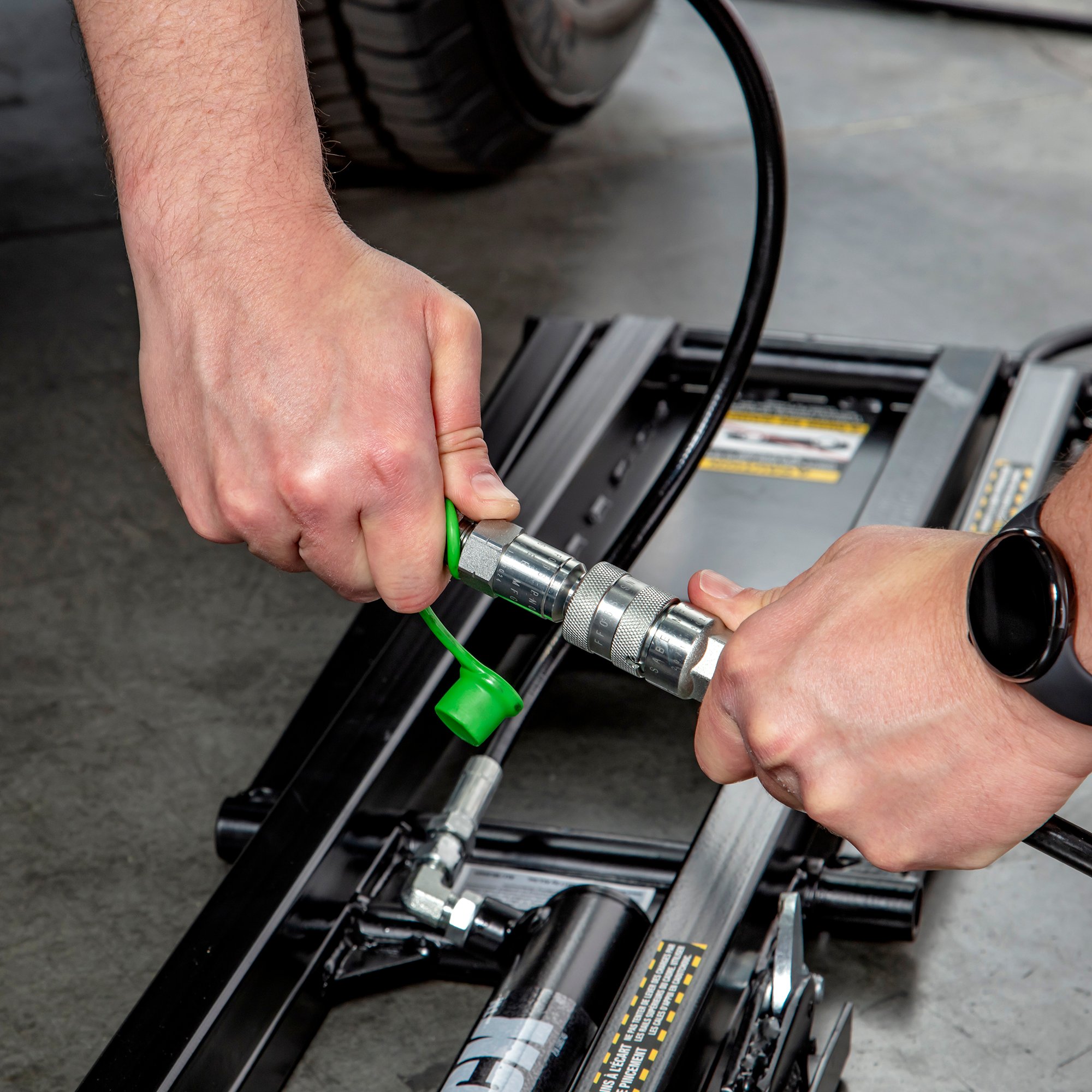 6000TLX 6,000-lb. Portable Car Lift Package Extended Frame Extended ...