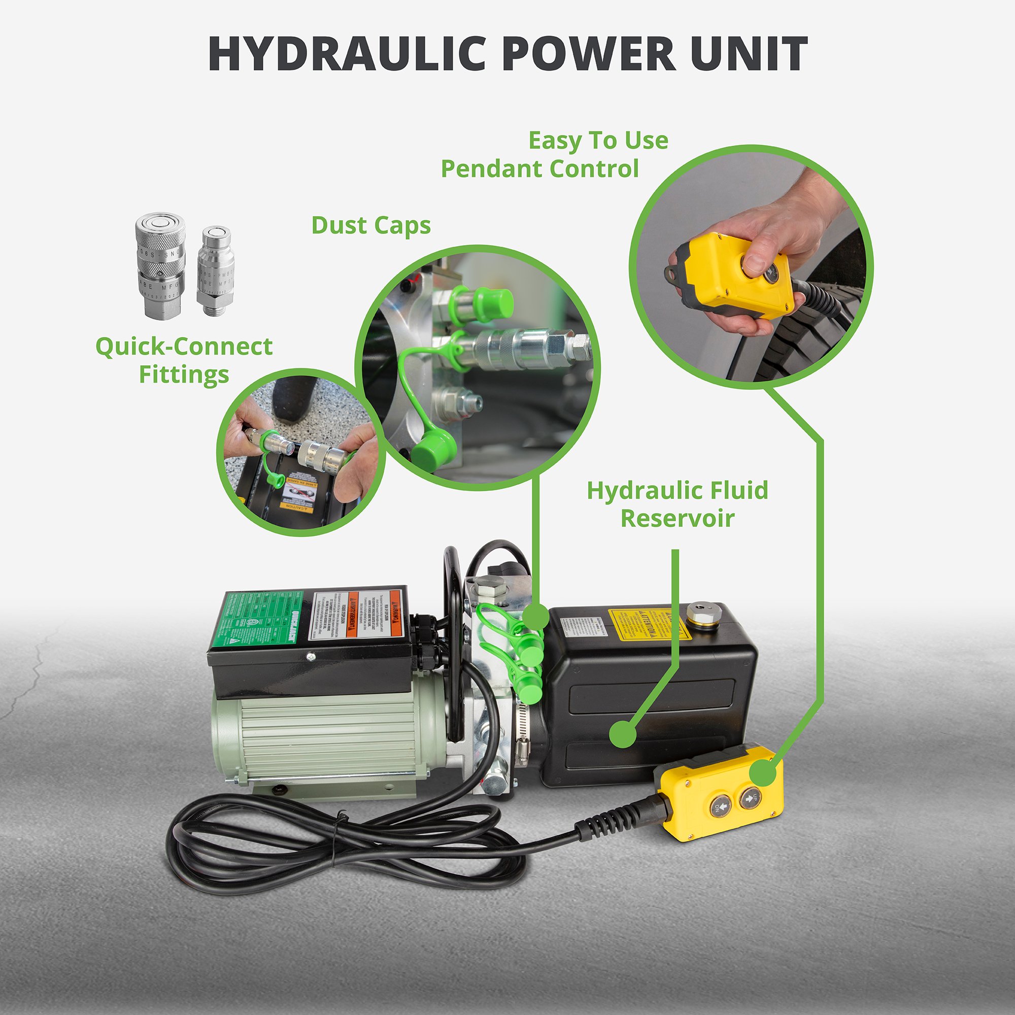 6000TLX 6,000-lb. Portable Car Lift Extended Frame Extended Frame ...