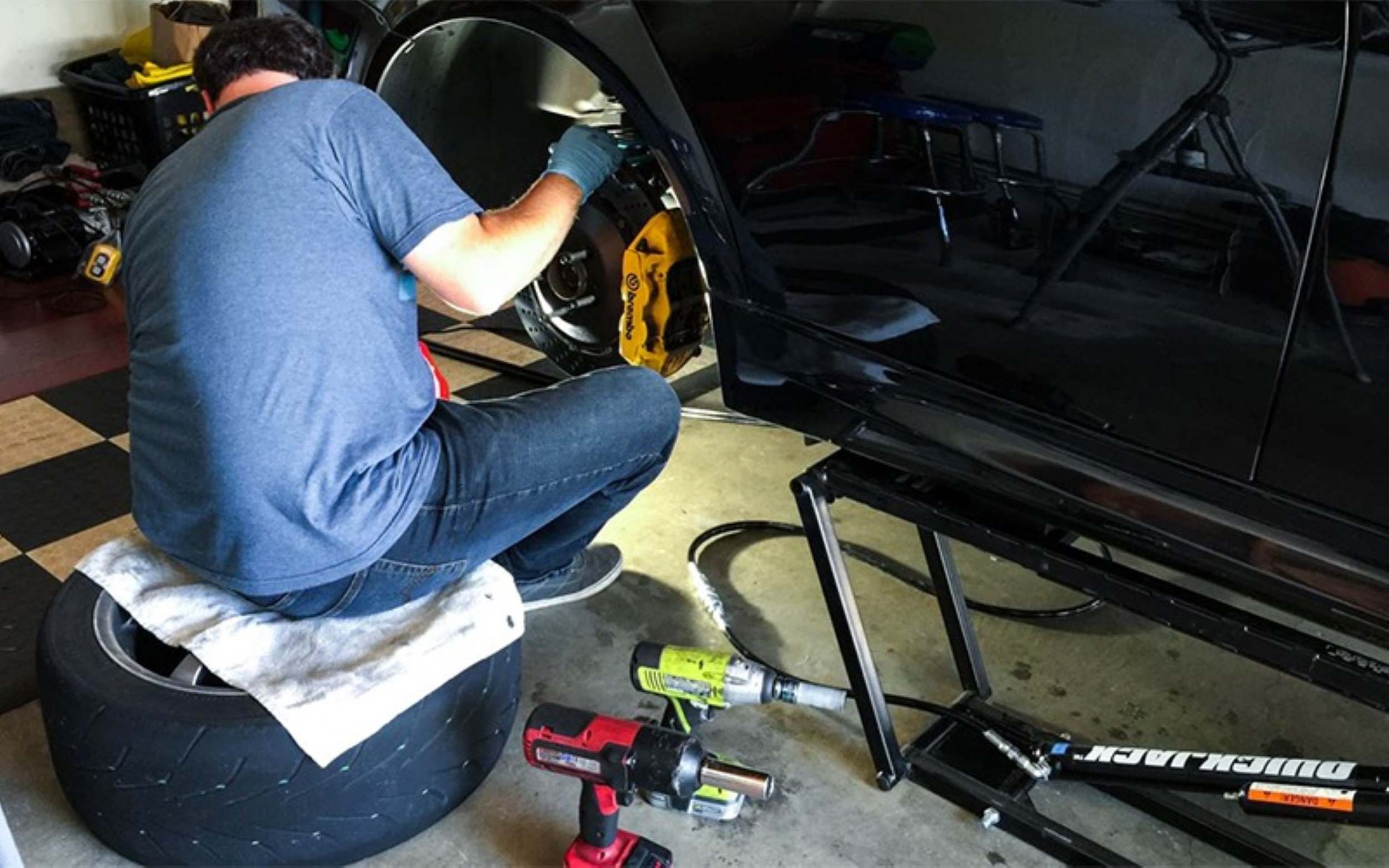 Portable Car Lift for your Garage or Shop | QuickJack
