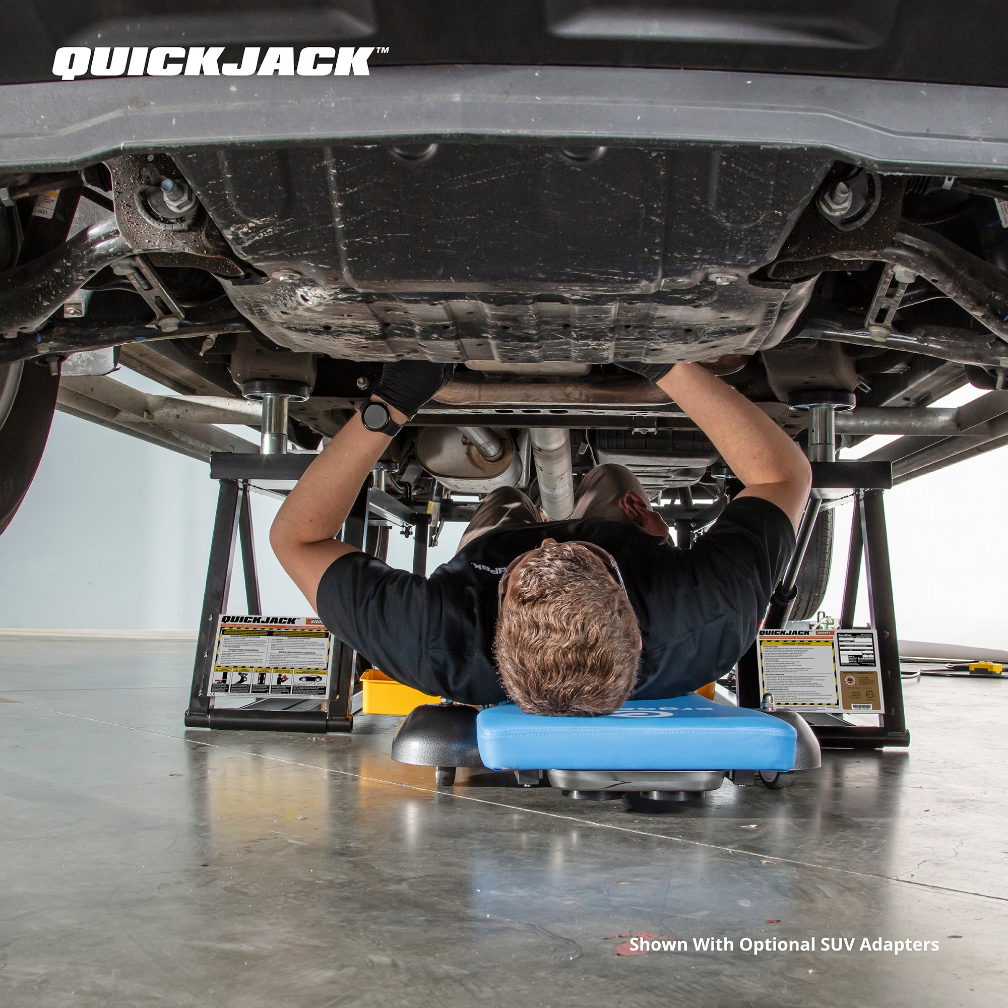 8000TL 8,000-lb. Portable Car Lift Standard Frame Ideal for Trucks ...