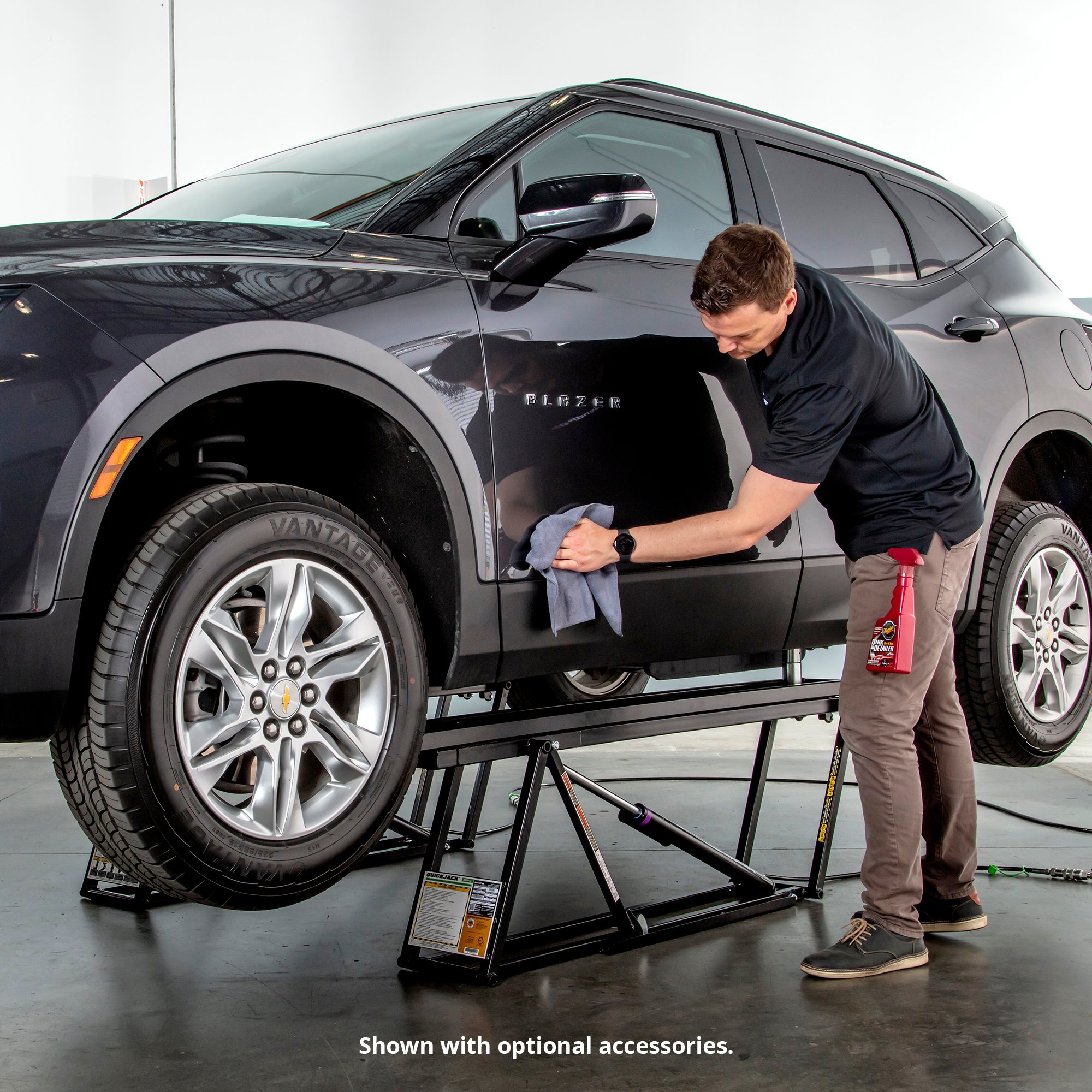 8000TLX 8,000-lb. Portable Car Lift Package Extended Frame Extended ...